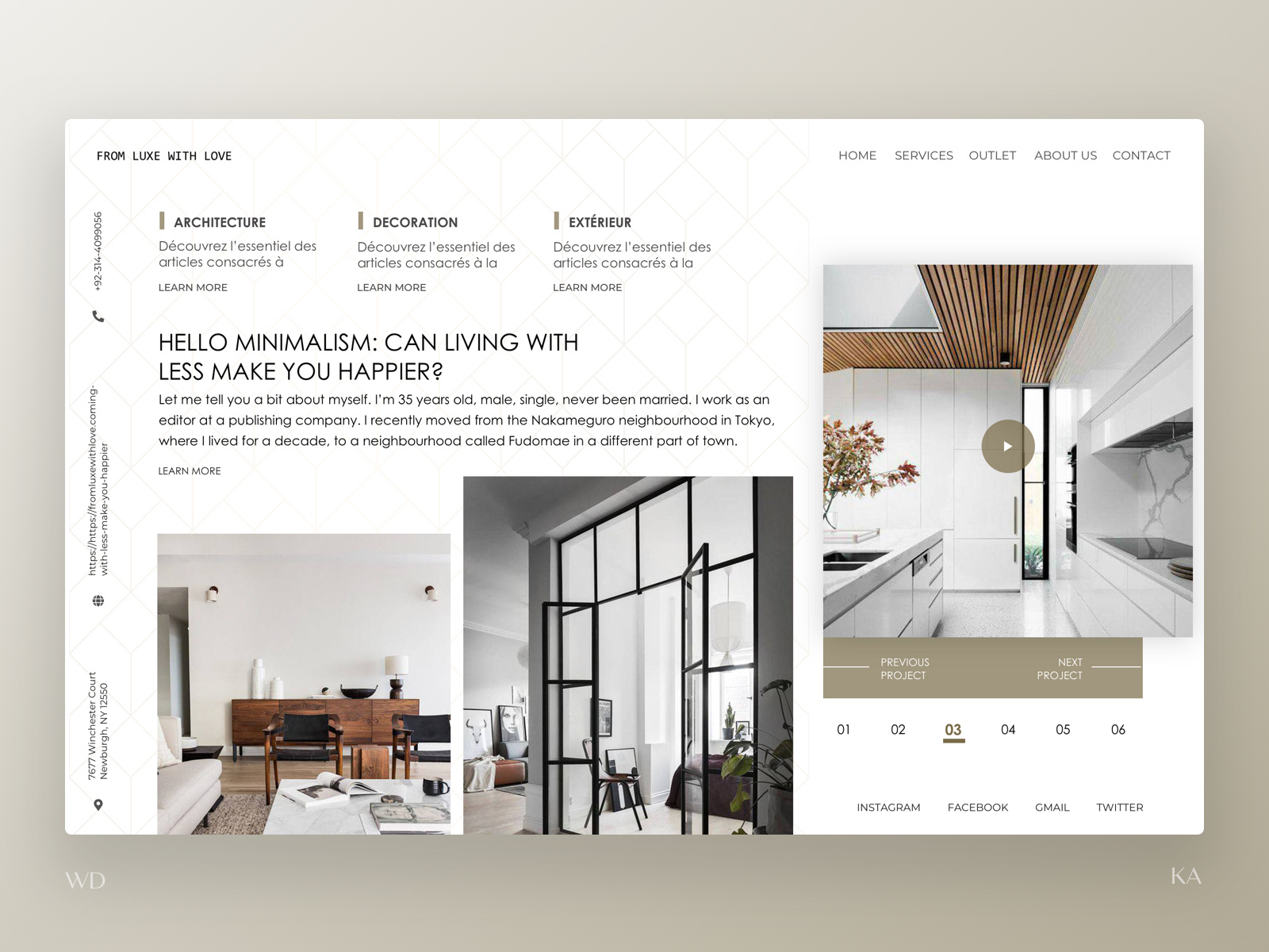 Layout Exploration 21 by Khuram A.R. on Dribbble