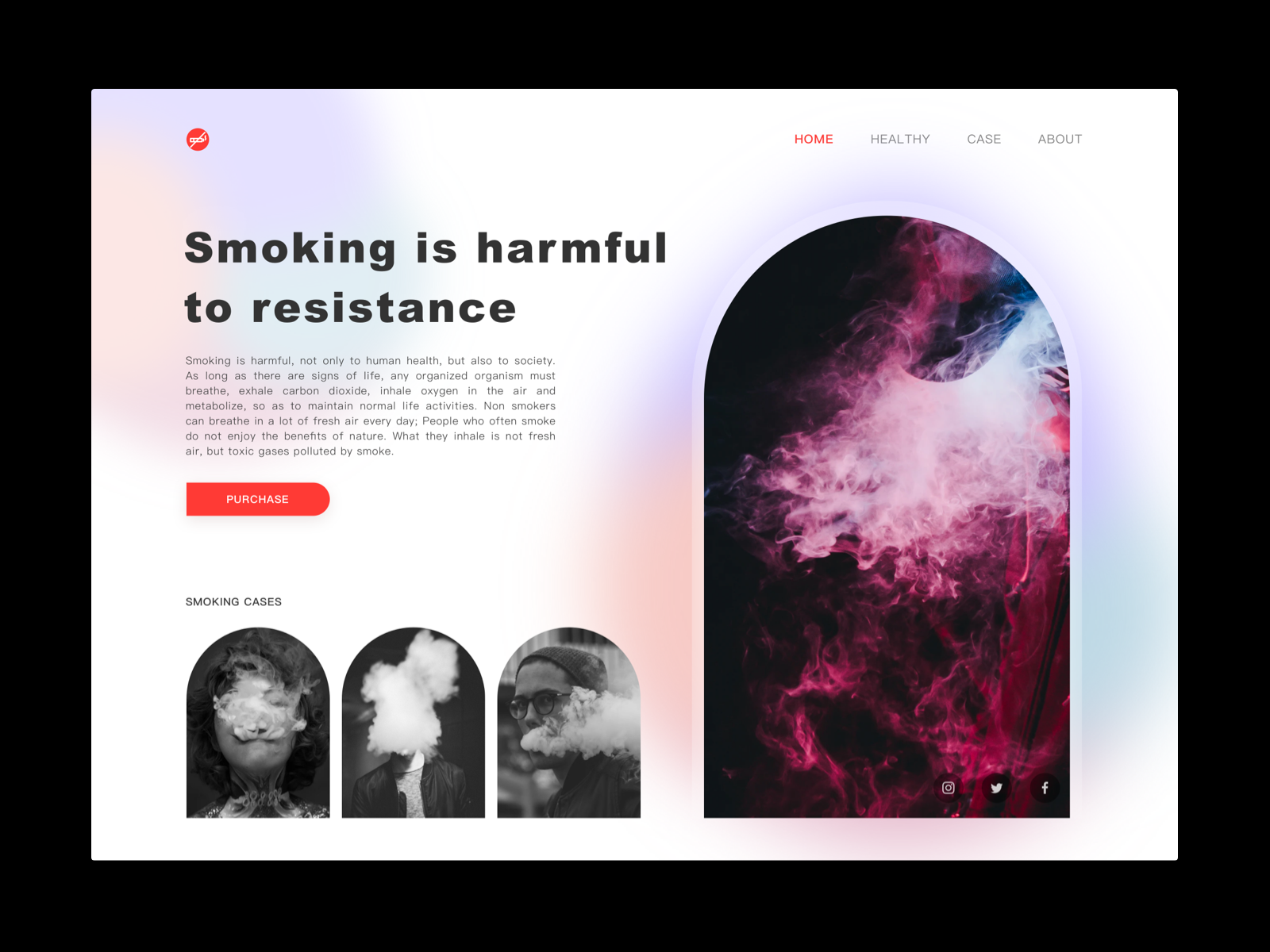 Smoking is harmful to resistance by CANAAN on Dribbble