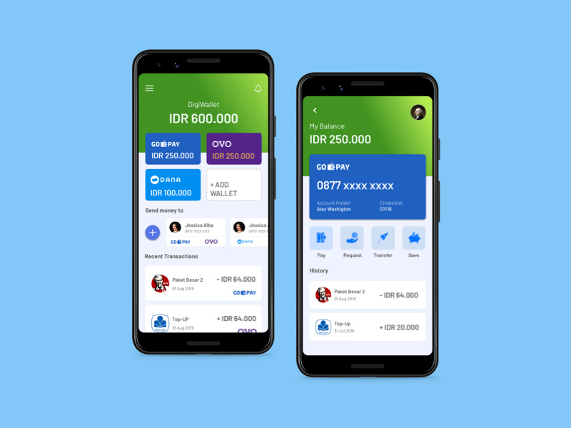 Digiwallet - Design Exploration by Zaki on Dribbble