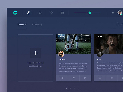 Comped ui by Zahir Ramos on Dribbble