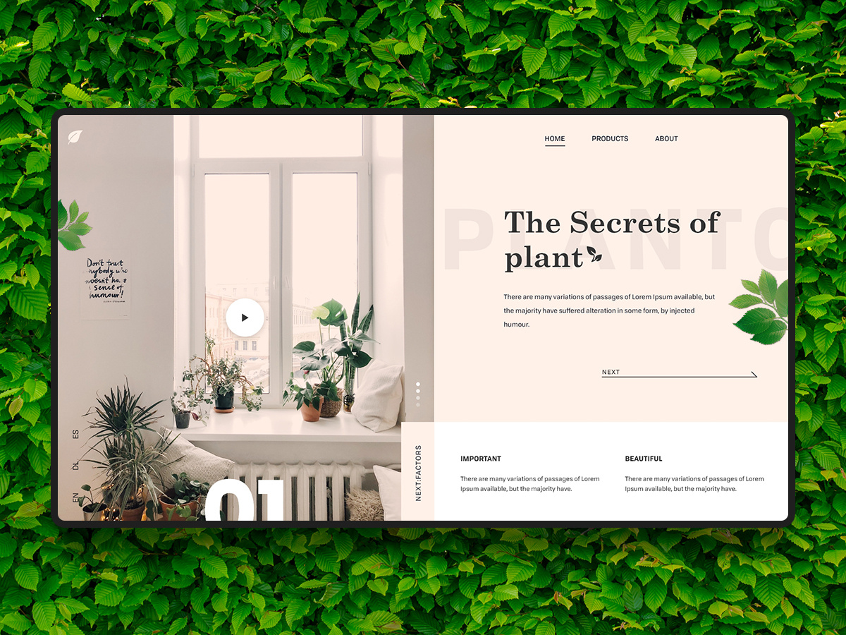 Plant banner by HulkApps on Dribbble