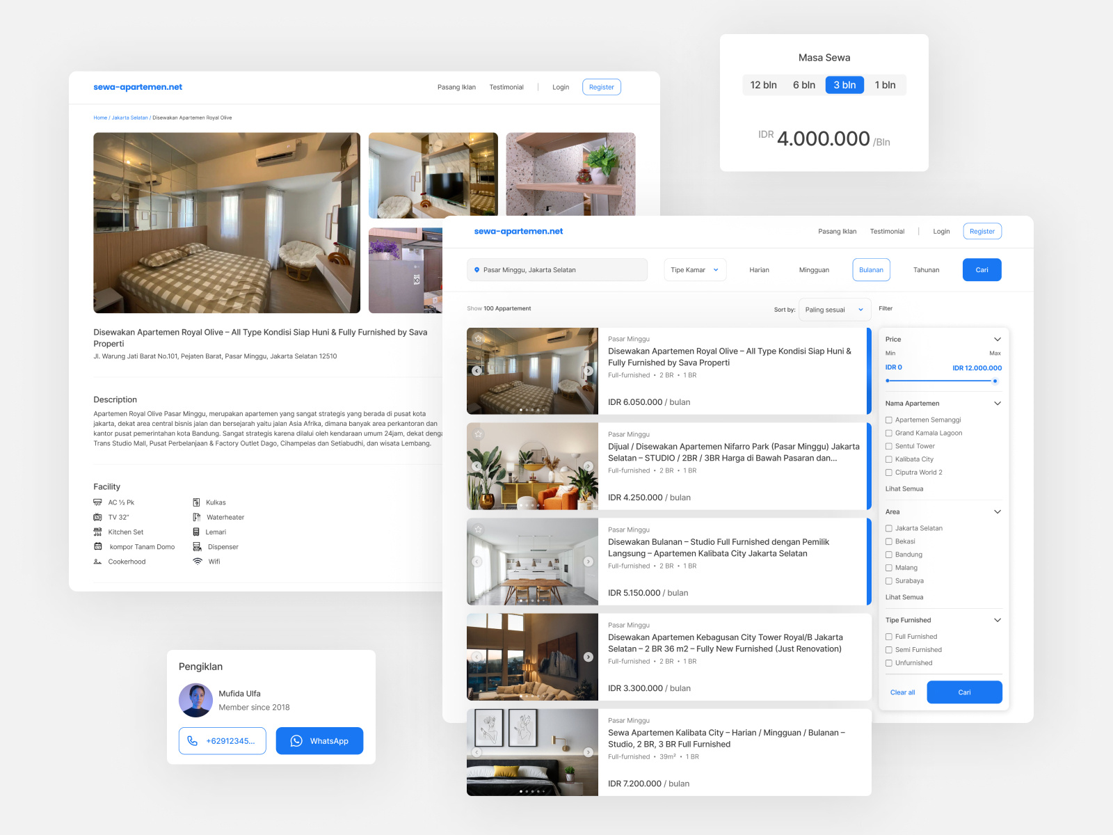 Rental Apartments Website Revamp by MNDHNTR.Std on Dribbble