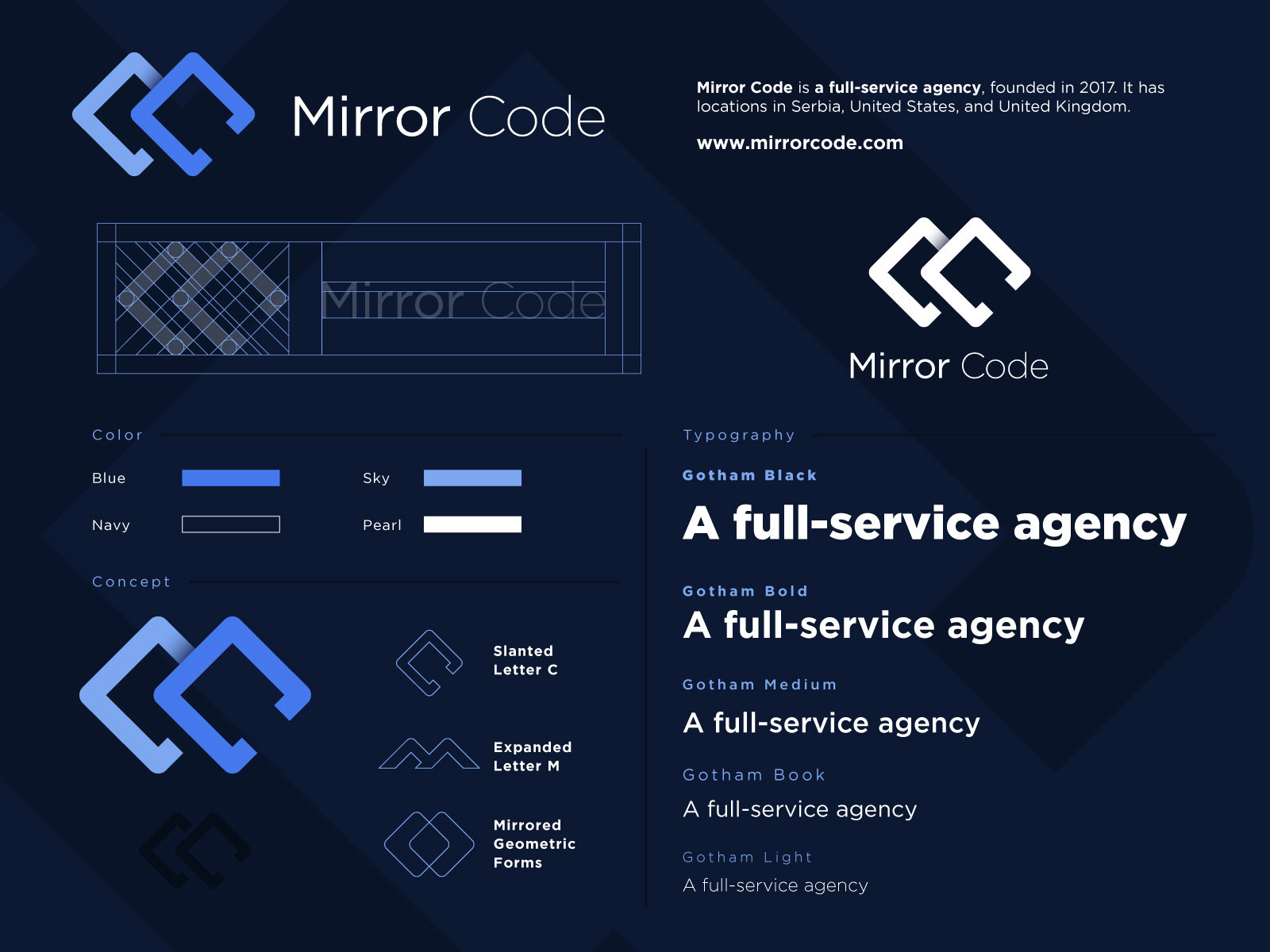 MIrror Code Agency - Logo Design Presentation by Aleksandar Ilic on ...