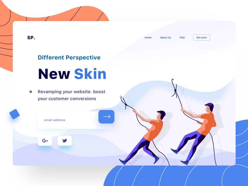 Revamp your website by Sudhan Venkadesh on Dribbble