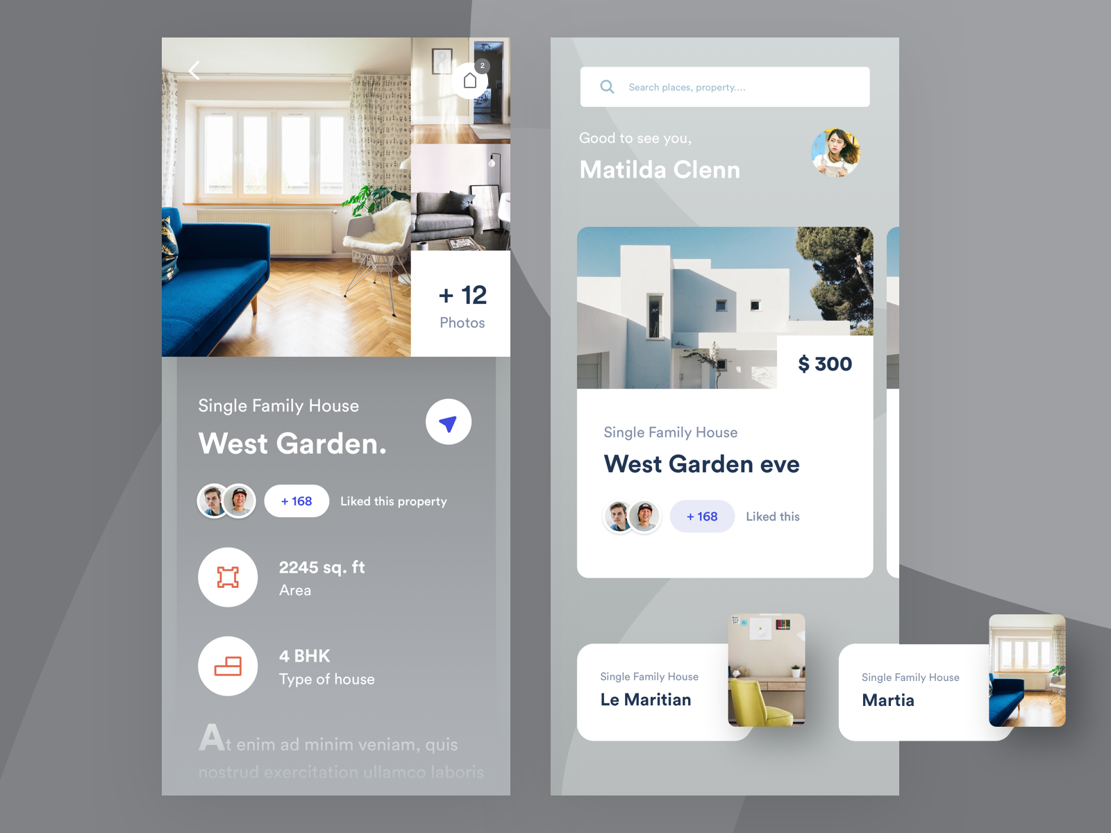 Home rental app by Sudhan Venkadesh for Nice100Team on Dribbble