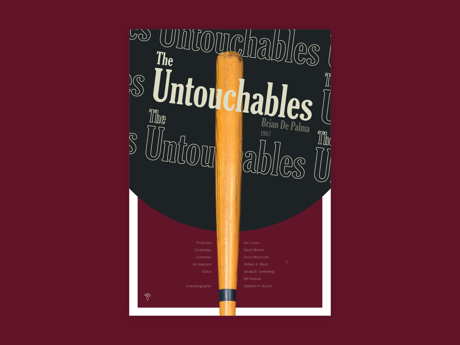 The Untouchables - Movie Poster by Radijs Ontwerp on Dribbble