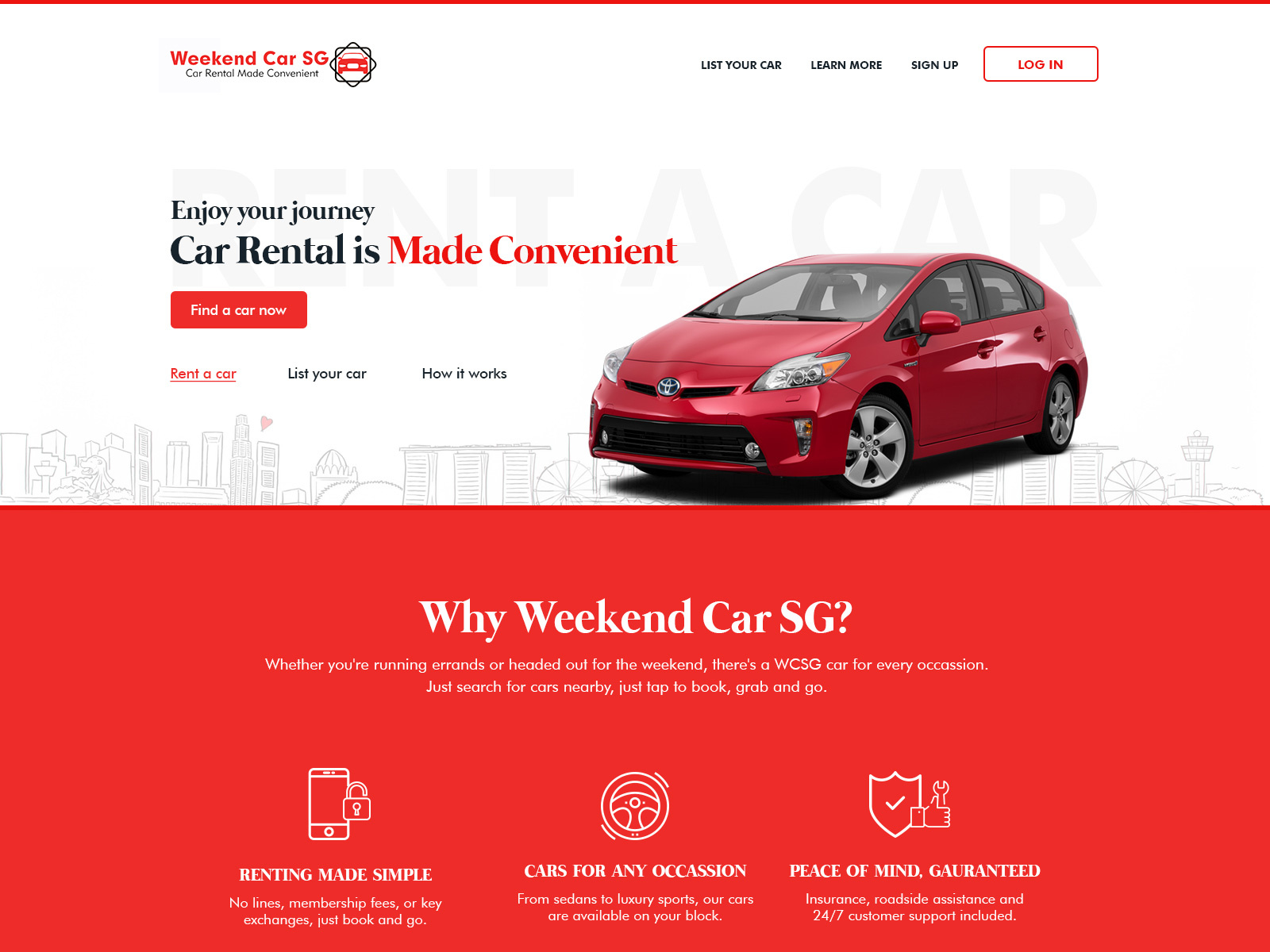 Car Rental Landing Page By Infibrain Technologies LLP On Dribbble car-rental-landing-page-by-infibrain-technologies-llp-on-dribbble
