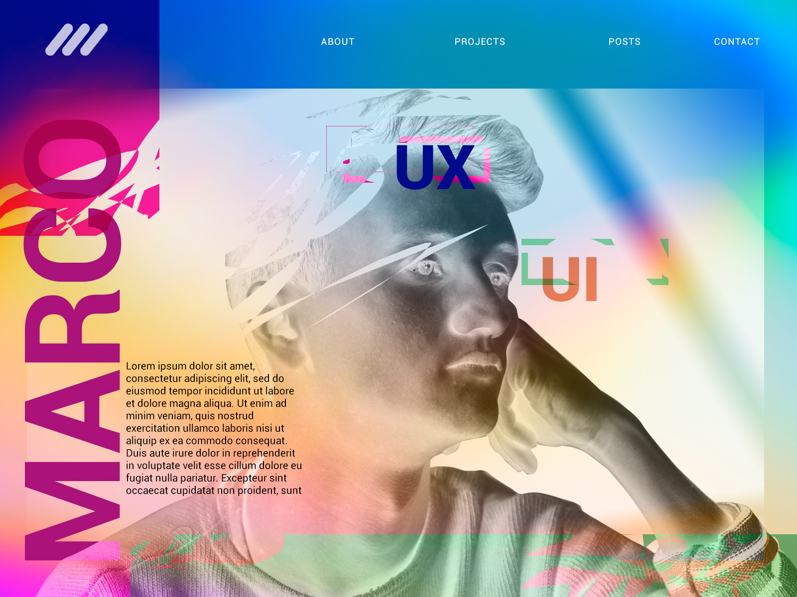 Portfolio Concept by Marvin Jastillana on Dribbble