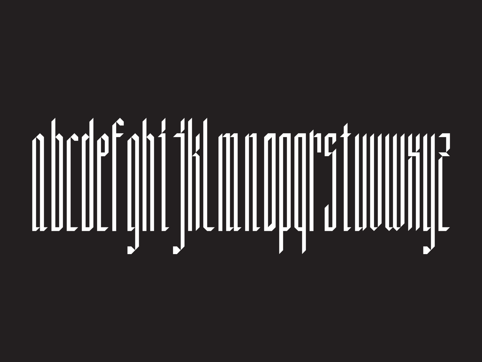 Danube Typeface by Pip on Dribbble