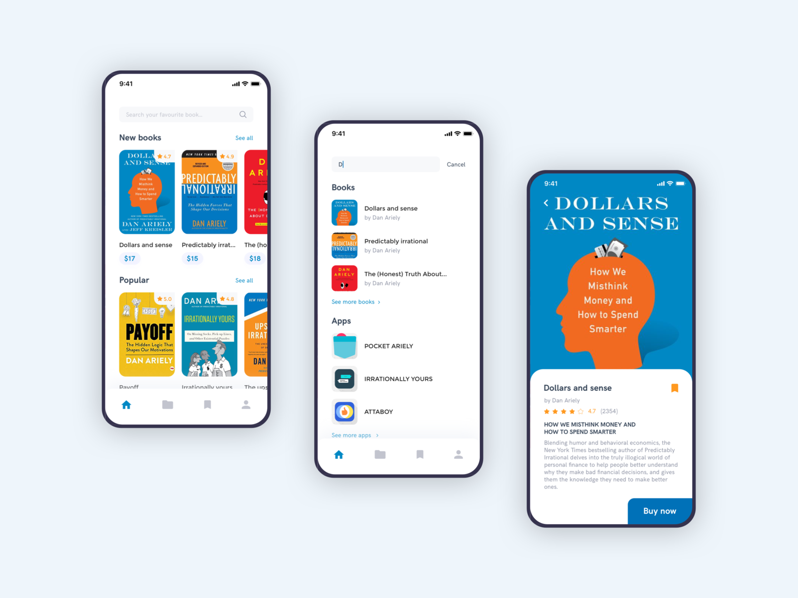 Personal app concept by Martina Diyanova for dev_labs on Dribbble
