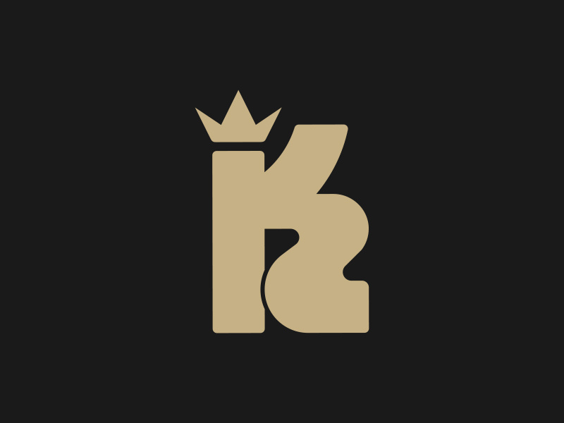 King LetterMark by Antonio Calvino on Dribbble