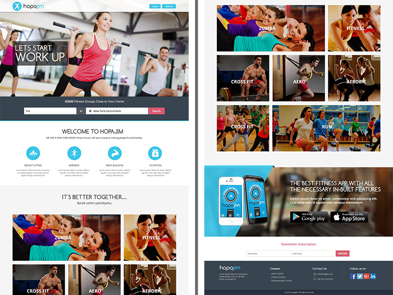 custom web layout design by Rajendra Singh on Dribbble