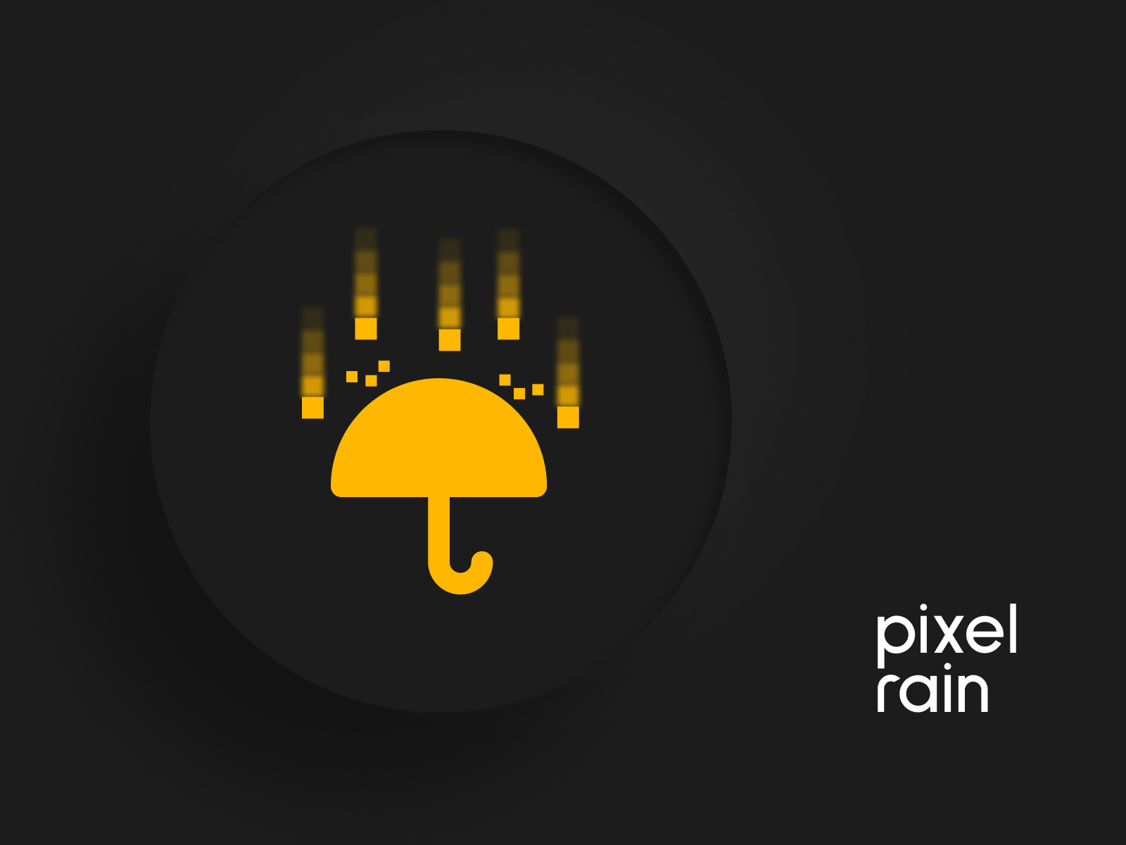 Pixel Rain by Mati on Dribbble