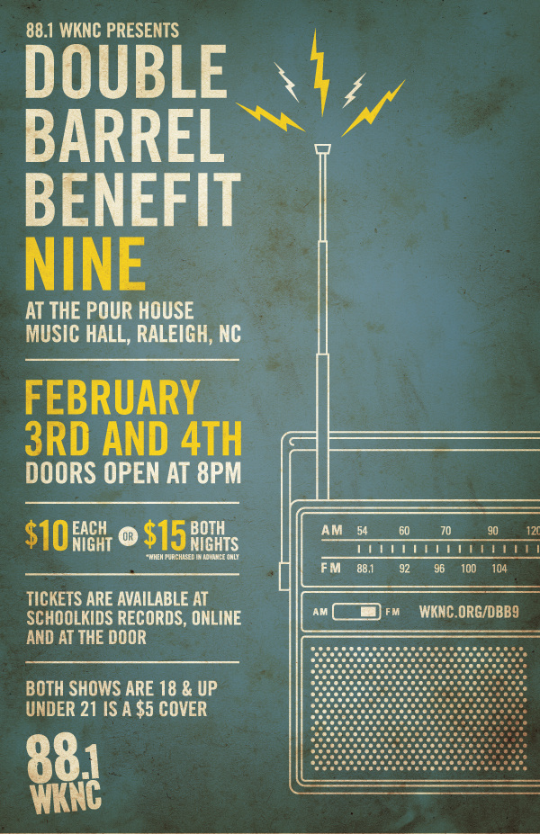 Double Barrel Benefit Poster by Jared Lambert on Dribbble
