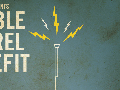 Double Barrel Benefit Poster by Jared Lambert on Dribbble