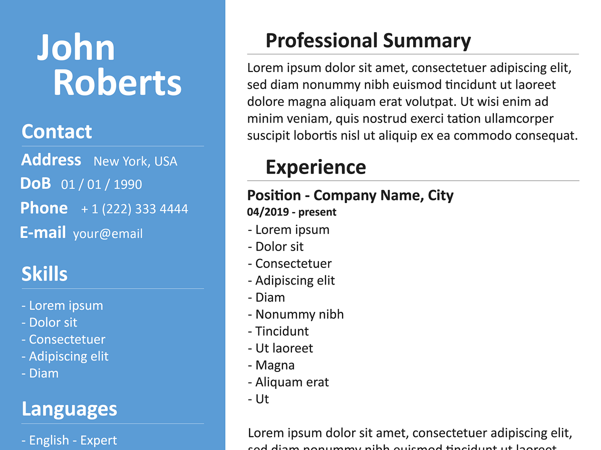 Browse thousands of Simple Cv images for design inspiration | Dribbble