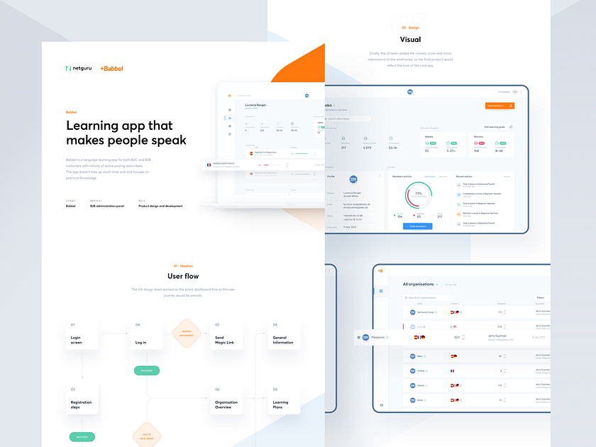 Babbel - Case Study by Daniel Prokopiuk for Netguru on Dribbble