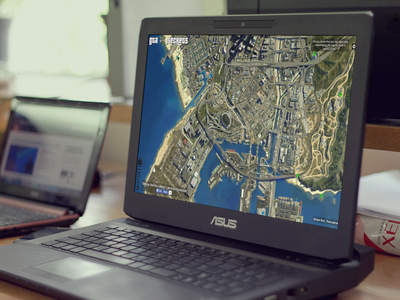GTA 5 Interactive Map by Mark Topper on Dribbble