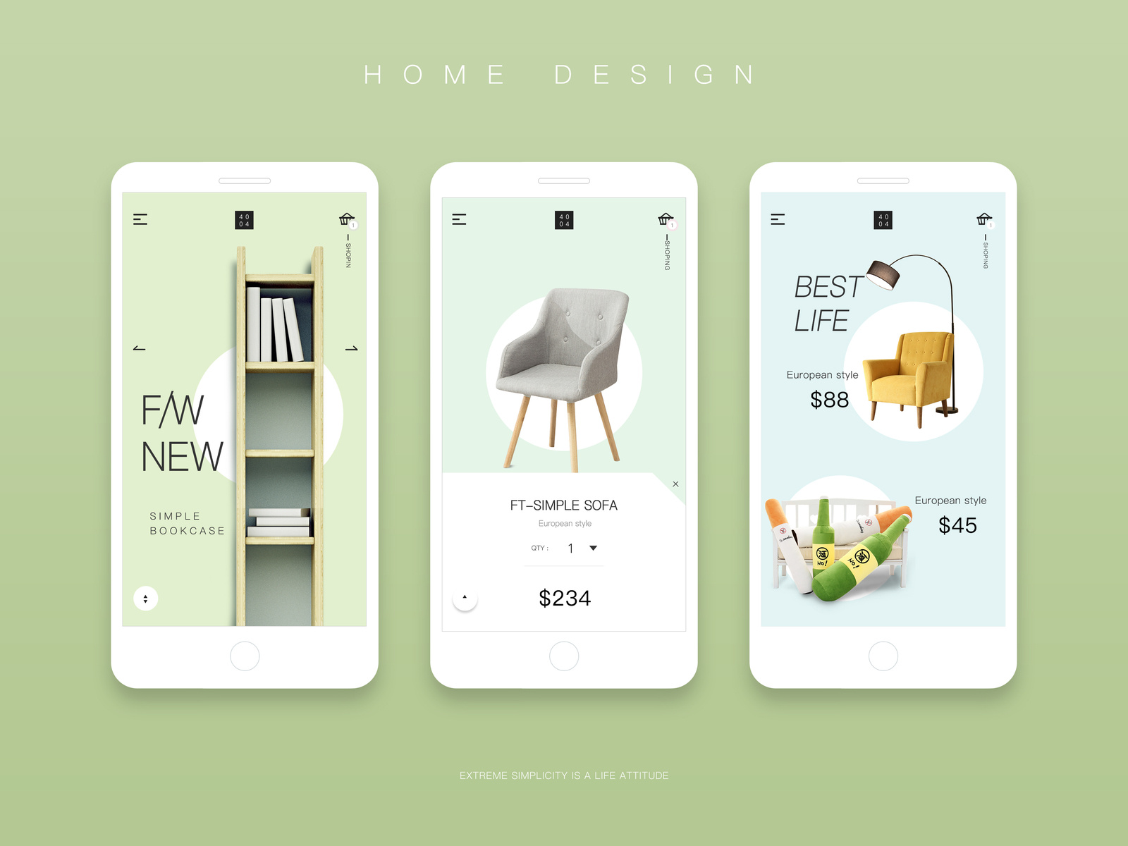 Home design by Stuart on Dribbble