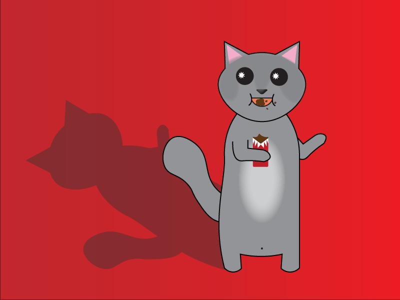 Exploding Kitten by Marilyn Mejia on Dribbble