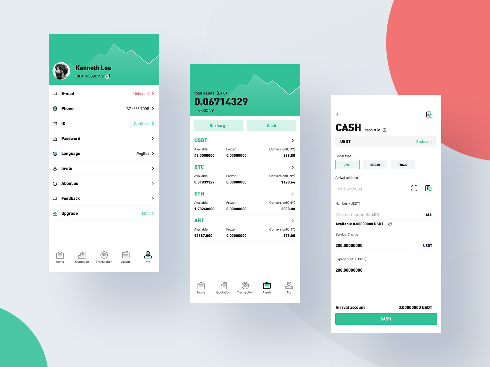 Exchange page by Howieart on Dribbble