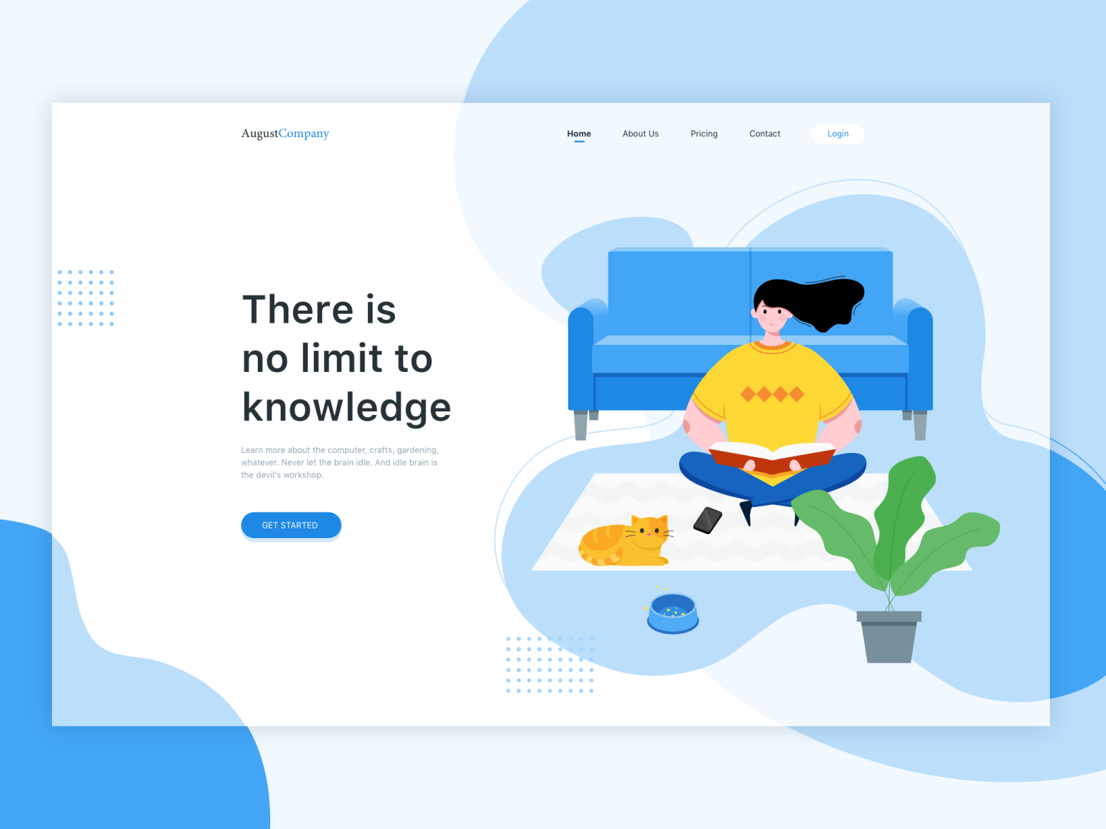 Learning Website Concept by August Tang on Dribbble