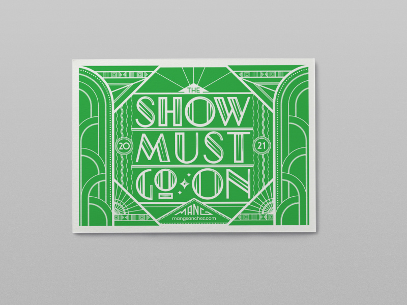 Show must go on by Mang on Dribbble