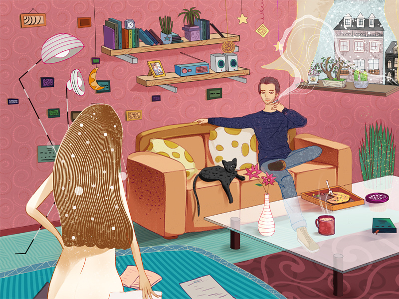 crazy day by Thornbird on Dribbble
