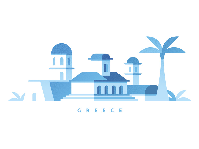 Greece by Seung-Hyun Yoo on Dribbble