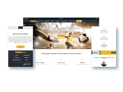 Design and Development of Bet Portal by beawwwer on Dribbble