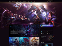 Metin2 Forest Website Template by Templstock on Dribbble