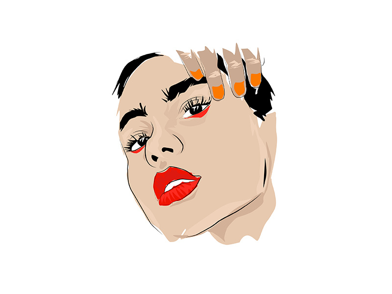 Red Baby by Dejan Jonoski on Dribbble