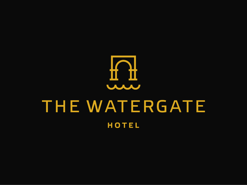 The Watergate / hotel / logo design by Deividas Bielskis on Dribbble