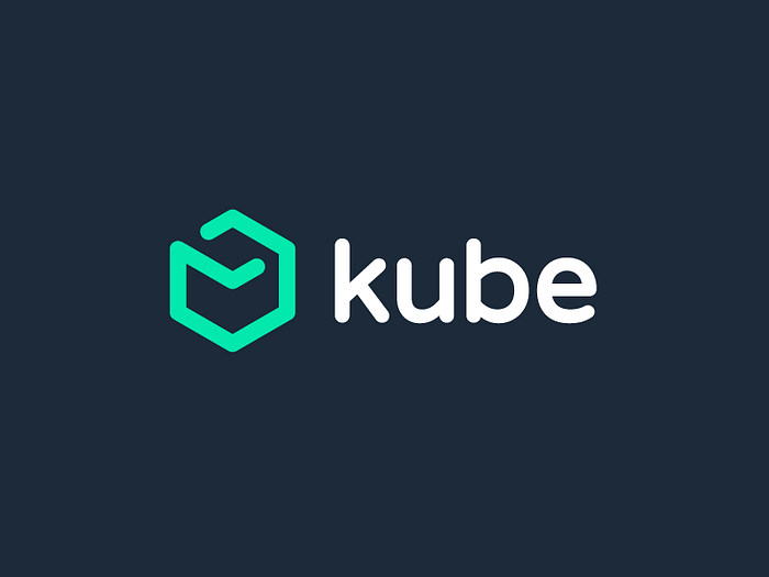 Kube, logo design by Deividas Bielskis on Dribbble