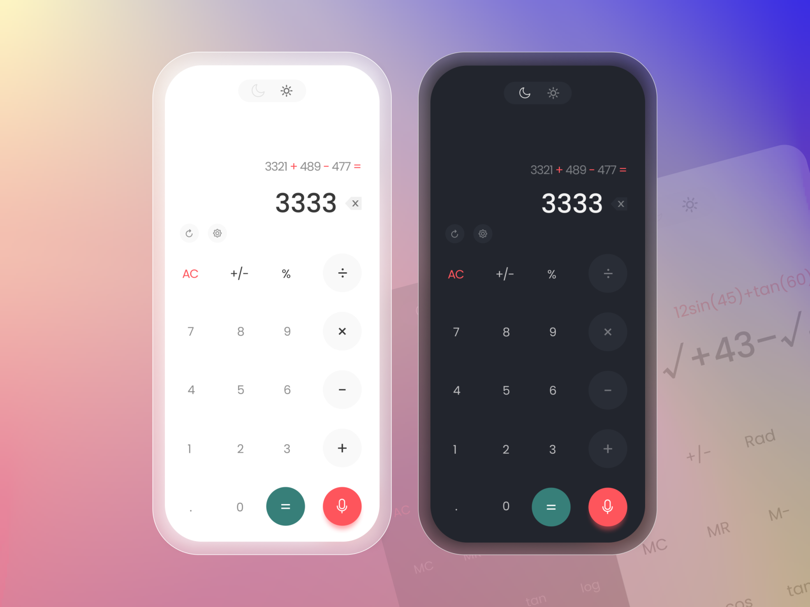 Calculator App Design by Ajay Sohil on Dribbble