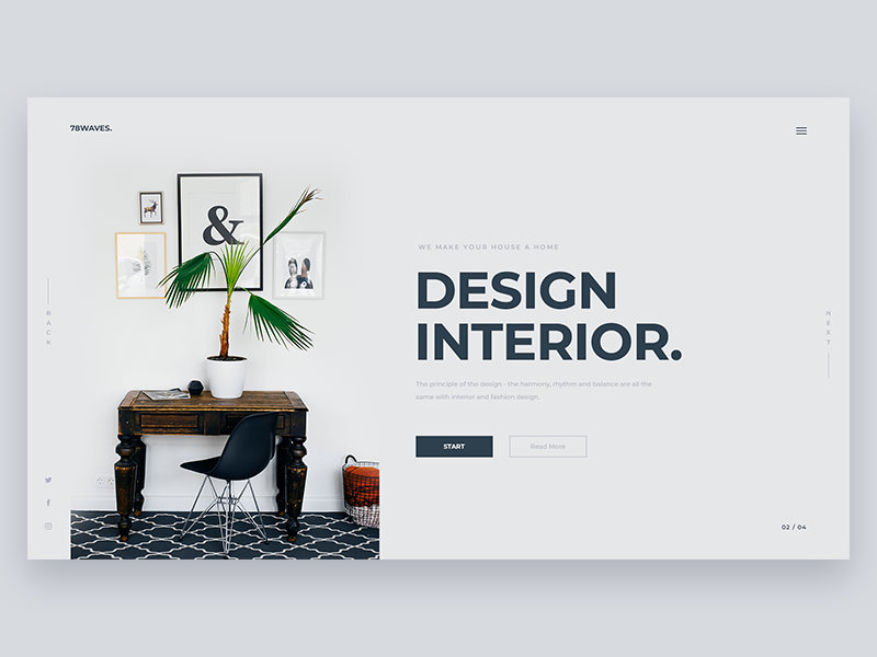 78waves Interior Design by Decom on Dribbble