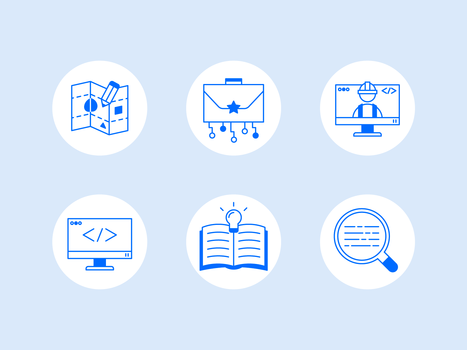 Software Development Vector Icons by Clint Hess for Siege Media on Dribbble
