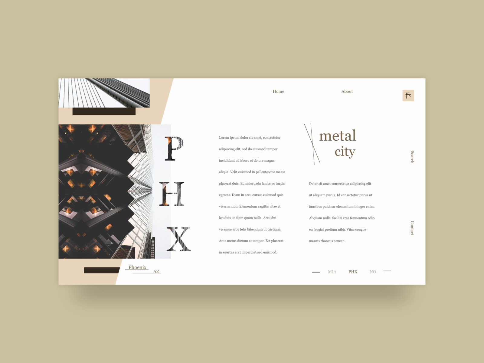 Minimal City UI Design by Leandro de Armas on Dribbble
