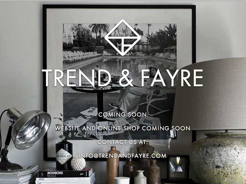 Trend and Fayre landing page by Sam Willis on Dribbble