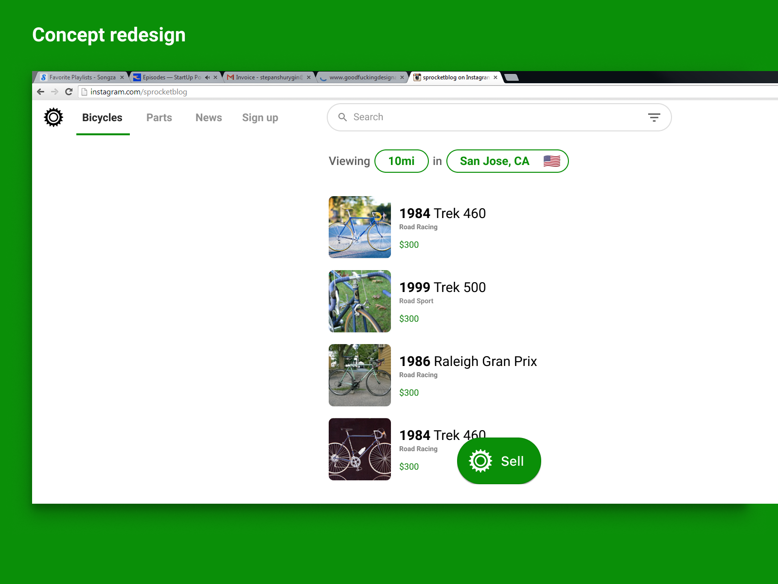 Sprocket Web Search & Filter Redesign by 7 for Retrographic on Dribbble