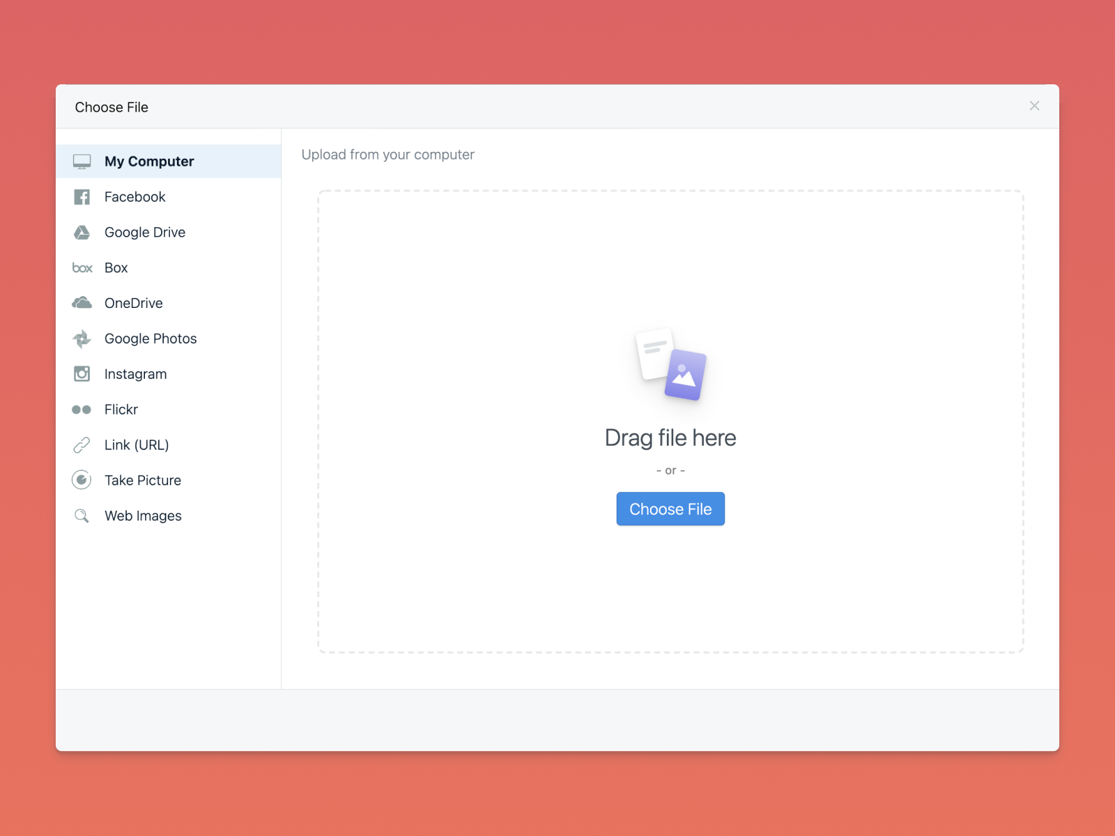 OneSignal File Uploader UI Refresh by 7 for OneSignal on Dribbble