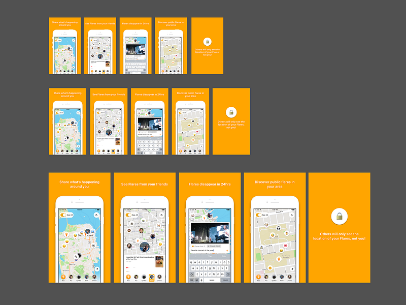 Flare Ios 11 App Store Screenshots By 7 On Dribbble