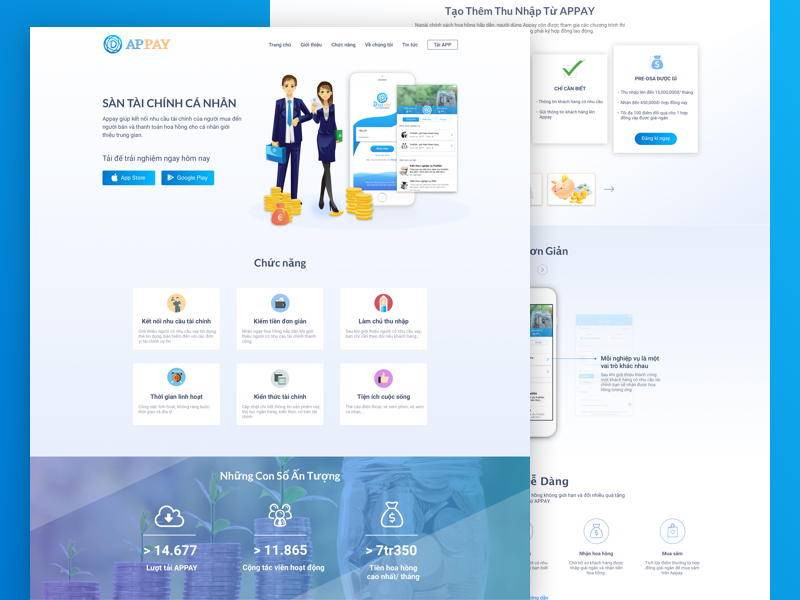 Appay - Landing Page by Duc Cao on Dribbble