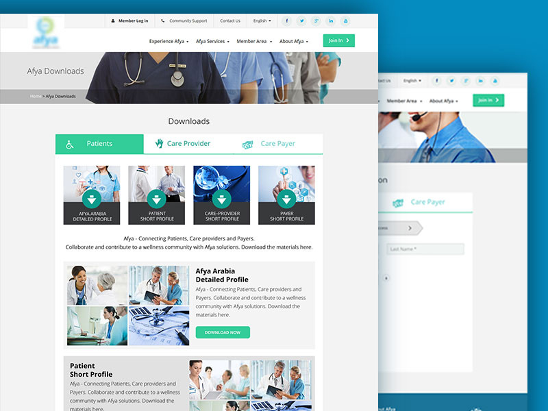 Medical Healthcare UI Design by zudhire on Dribbble