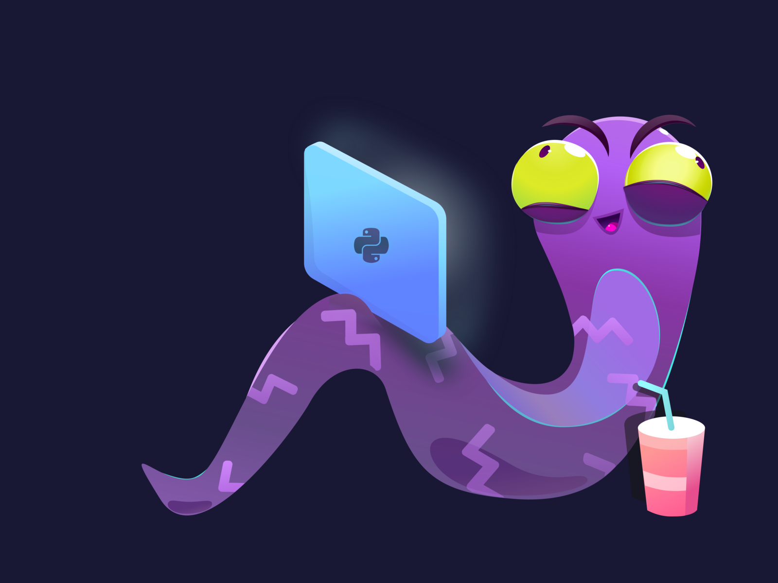 Python by Volha on Dribbble