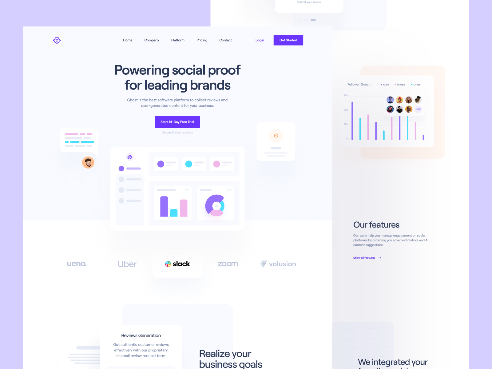 SaaS: Landing Page by Oğuz Yağız Kara for Flowbase on Dribbble