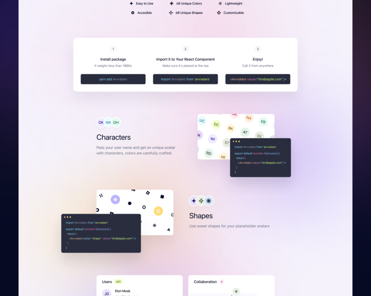 Avvvatars.com - Open Source React UI Avatar Library by Oğuz Yağız Kara ...
