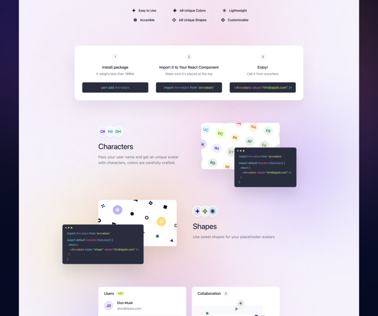 Avvvatars.com - Open Source React UI Avatar Library by Oğuz Yağız Kara ...