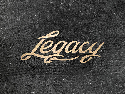 Legacy type by Harrison Connally on Dribbble