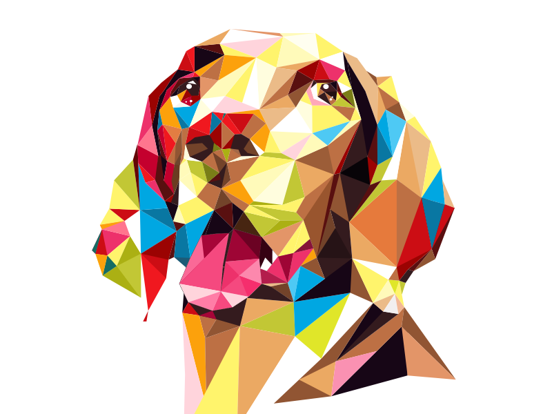 dog wpap logo concep by volcebyyou Studio on Dribbble